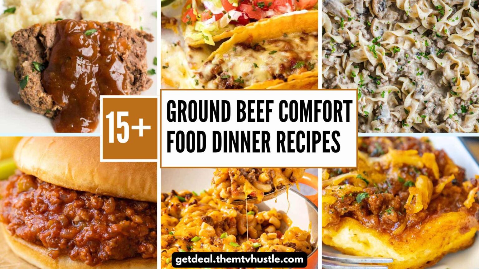 15+ Easy Ground Beef Comfort Food Dinner Recipes